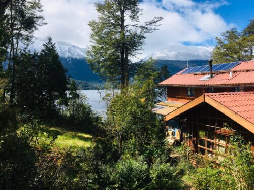 Island for sale with houses in Patagonia, Chile